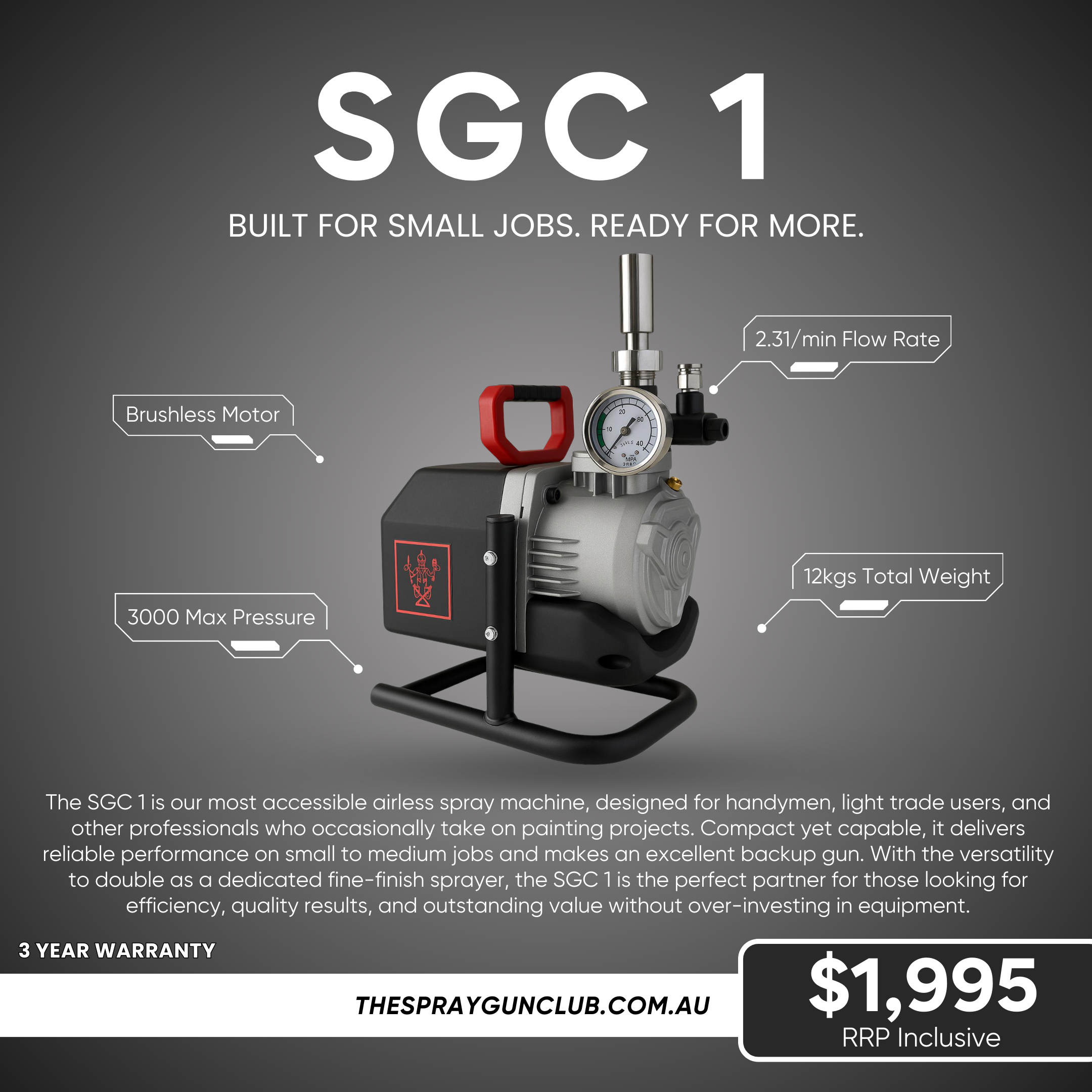Electric Airless SGC 1 – The Spray Gun Club